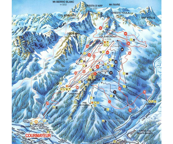 COURMAYEUR PISTE MAP PDF